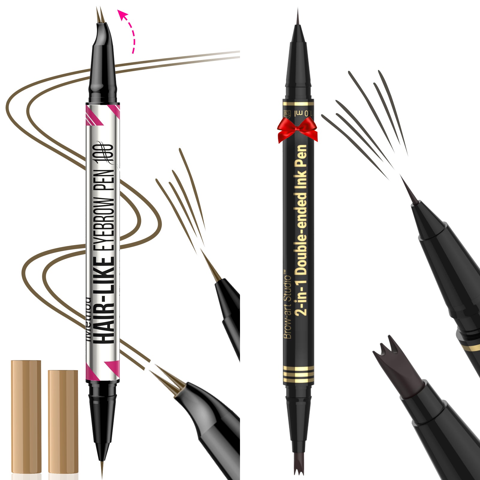 iMethod 2 in 1 Dual Brow Pen & Curved Shading Kit – imethodbeauty